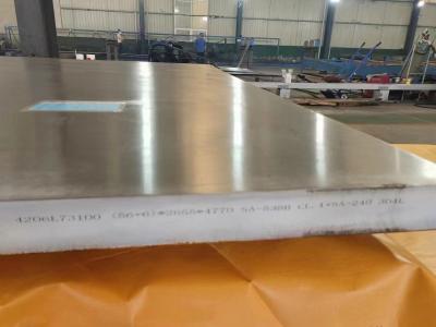 China SA538B CL.1 SA240 304L Explosive Welding Clad Plate 56+6x2656x4700mm for Nuclear Power Stations for sale