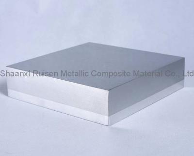 China Explosive Welding Aluminum Steel Clad Plate 12+40mm for Potroom Anode Connections with 125+ MPa Tensile Strength for sale