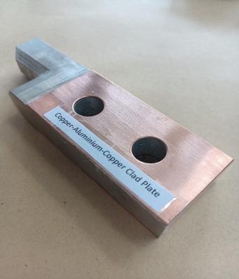 China Copper Aluminium Copper Trimetallic Cathode Clad Plates for Busbar - 125 MPa Tensile Strength, 500°C Temperature Rating for sale