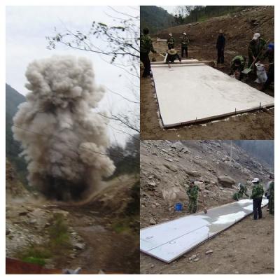 China SA516 GR.60/70 SS316L Explosive Welding Clad Sheet 48+3mm x 3507mm x 12000mm for Pressure Vessels for sale