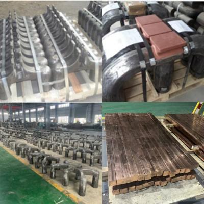 China Casting Carbon Anode Bracket with 3 Stubs for Aluminium Smelting - AS 2074-2003 Grade C2, 960°C Operating Temperature for sale