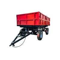 China 7C Series Single Axle Farm Trailer – Durable, Reliable, for 12-80hp Tractors, Dumping & Non-Dumping Options Agricultural Trolley Farming Trailer for Tractor for sale