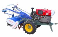 China 8HP 10HP 12HP 15HP 18HP Two Wheels Walking Hand Tractor with Rotary Tiller Rotovator Mini Tractor for sale