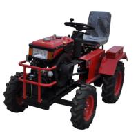 China 12HP Mini Tractor Small Mini Tractor with Four Wheels and 12HP Cheap Tractor for sale