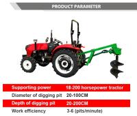 China 1W series tractor Post Hole Digger Tree Planting Earth Auger for Sale 1W-40 for sale