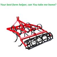 China Agricultural Machinery S Tine Cultivator with Roller 2.1m Cultivator Tillage for Tractor 3ZS for sale