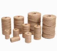 China 3ply 3mm Baler Twine FIBER Natural 4g/m-6.3g/m Customized Length Agriculture Packing Twine Twine in Rolls for sale