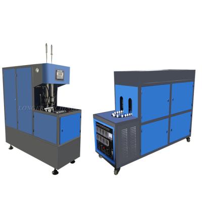 China SMC Rotary Cylinder Semi Automatic PET Blowing Machine for Beverage Bottle Production for sale