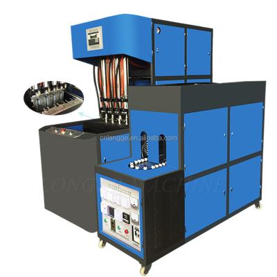 China 500ML Small Plastic Bottle Making Machine with 4 Cavity and Semi Automatic Operation for sale