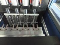 China 500ML Small Plastic Bottle Making Machine with 4 Cavity and Semi Automatic Operation for sale