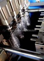 China 500ML Small Plastic Bottle Making Machine with 4 Cavity and Semi Automatic Operation for sale