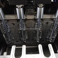 China Design 4 Cavity Semi Automatic PET Bottle Blower for 500ML Small Plastic Bottle Making for sale