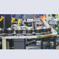 China SMC Rotary Cylinder PET Bottle Blowing Machine for Small Plastic Mineral Water Bottles for sale