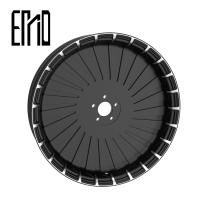China INCA LG-25 Custom Motorcycle Wheel 17-21 Inch Spiral Pleated Round Design Aluminum Alloy for sale