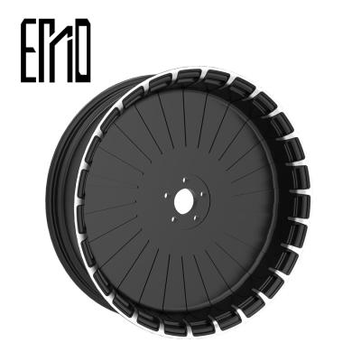 China INCA LG-25 Custom Motorcycle Wheel 17-21 Inch Spiral Pleated Round Design Aluminum Alloy for sale