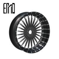 China INCA LG-34 Custom Motorcycle Wheel with 24 Bright Spokes and Center Pleated Face Design - Various Rim Widths and Hub Bores for sale
