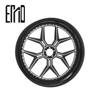 China INCA LG-37 Rivet Triangle Combat Style Custom Motorcycle Wheel - 60-70 Day Delivery, Multiple Rim Depths for sale