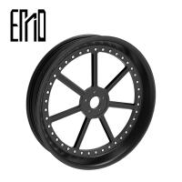 China INCA Custom Motorcycle Wheel LG-5 Black Six Spoke Aluminum Rim 17 Inch for sale