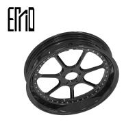 China INCA Custom Motorcycle Wheel LG-5 Black Six Spoke Aluminum Rim 17 Inch for sale
