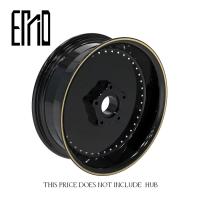 China INCA LG-09 Custom Aluminum Motorcycle Wheel with Gold Border - Various Rim Widths & Lip Sizes Available for sale