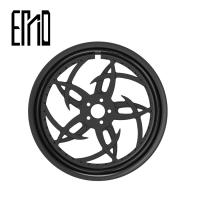 China INCA LG-14 Custom Aluminum Motorcycle Wheel Black 18x5.5 Inch for sale