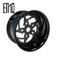 China INCA LG-14 Custom Aluminum Motorcycle Wheel Black 18x5.5 Inch for sale