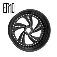 China INCA Custom Motorcycle Wheel LG-20 Aluminum 4-Spoke Fan Shape Hollow Design for sale
