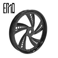 China INCA Custom Motorcycle Wheel LG-20 Aluminum 4-Spoke Fan Shape Hollow Design for sale