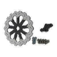 China INCA BD-019 Custom Motorcycle Brake Disc - 4-Sides Hollow Symmetrical Design with Polished Surface Treatment for sale