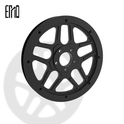 China INCA PL16 Motorcycle Belt Drive Pulley - High Tensile Strength Metal, 1-Groove Design, Custom Sizes for sale