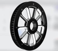 China INCA PL22 Motorcycle Pulley 1 Groove Polished Custom Teeth Metal Timing Gear for sale