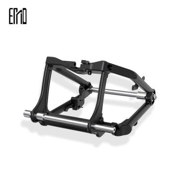 China INCA SA022 Motorcycle Dual Swing Arm for Harley-Davidson Breakout 2013-2017 & Softail Series - Aluminum Alloy Black Finish for sale