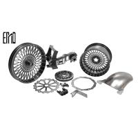 China INCA SA-033 Aluminum Motorcycle Swing Arm Kit for Harley-Davidson Softail 2007-2023 - Black Anodized Finish for sale