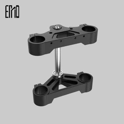 China INCA TP006 Aluminum Alloy Motorcycle Triple Tree - Universal Size, Anodized Black Finish for Softail Customization for sale