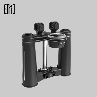 China INCA TP014 Aluminum Alloy Motorcycle Triple Tree for BMW R18 - Universal Size Black Anodized Finish for sale