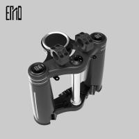 China INCA TP014 Aluminum Alloy Motorcycle Triple Tree for BMW R18 - Universal Size Black Anodized Finish for sale