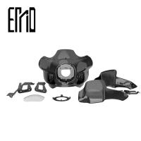 China HL-006 Carbon Fiber Motorcycle Headlight 7 Inch 3000 Lumen for Harley Road King Low Rider 2014-2023 for sale