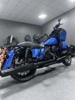 China INCA AS007 Harley Custom Motorcycle Air Suspension Kit 0-7 Bar Pressure 21-Stage Damping for Touring Models 2014-2023 for sale