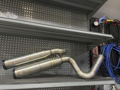 China INCA Universal Motorcycle Exhaust System for V-Rod - Titanium/Stainless Steel with 60-70 Day Delivery for sale