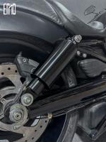 China INCA AS006 Motorcycle Air Suspension Kit for V-Rod 2003-2017 with 21-Segment Damping and 0-7 Bar Pressure Range for sale