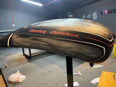 China INCA GS001 Water Drop Motorcycle Fuel Tank for Harley Softail 2003-2022 - Cold Rolled Steel Construction for sale