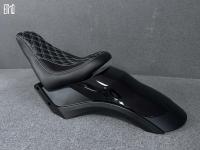 China INCA FD-008 Custom Motorcycle Rear Fender for Harley Street Bob - Steel/FPR Construction with 60-70 Day Delivery for sale