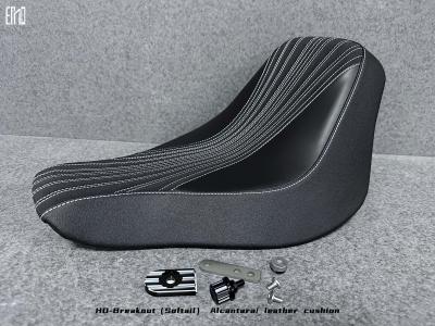 China INCA MS-0 Motorcycle Seat Cushion for HD Breakout & Softail Series - Leather Construction, Easy Installation for sale