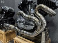 China INCA Universal Motorcycle Exhaust System for V-Rod - Titanium/Stainless Steel High Performance Muffler for sale