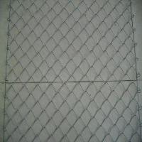 China Hot - Dipped Galvanized / PVC Coated Chain Link Fencing For Sport Yard / Road Fence for sale