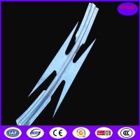 China Cbt-60 Razor Wire Concertina, Harpoon Profile Razor, Fish Hook Blade Razor Ribbon for sale