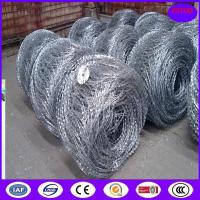 China 450mm, 600mm, 900mm Bto-10 Flat Razor Wire for sale