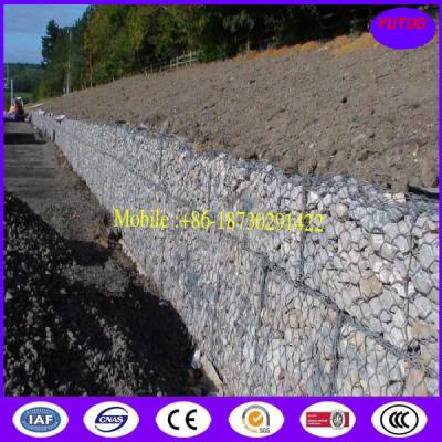 China 1mx2mx1m Professional Galvanized/PVC Coated Gabion Wall for sale