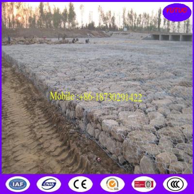 China Galvanized Zinc-Aluminium Alloy Gabion Basket for sale