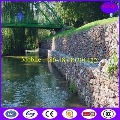China China Galvanized Rock Filled Gabion Basket for sale